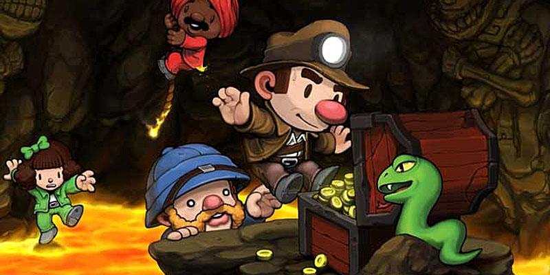 Nå er indie-klassikeren Spelunky ute på Commodore 64 - Spillhistorie.no