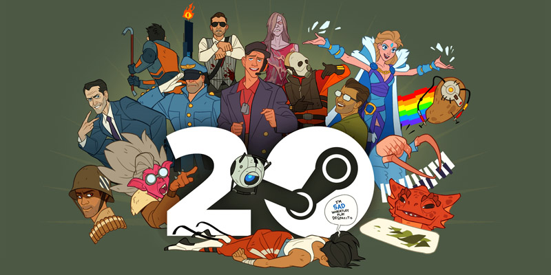Steam fyller 20 år - Spillhistorie.no