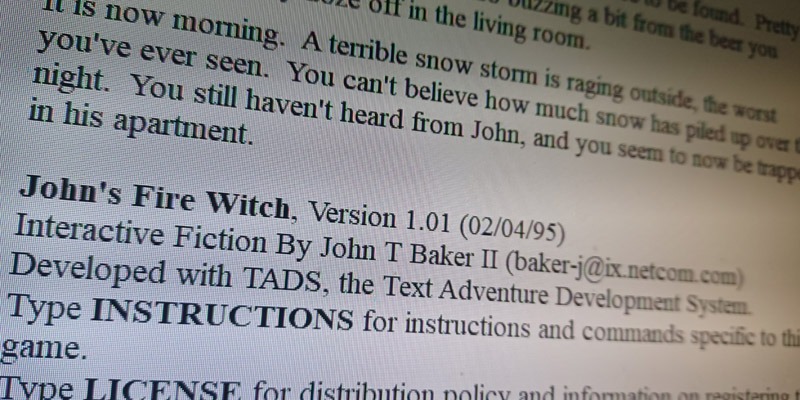 Et trivelig eventyr: John's Fire Witch - Spillhistorie.no